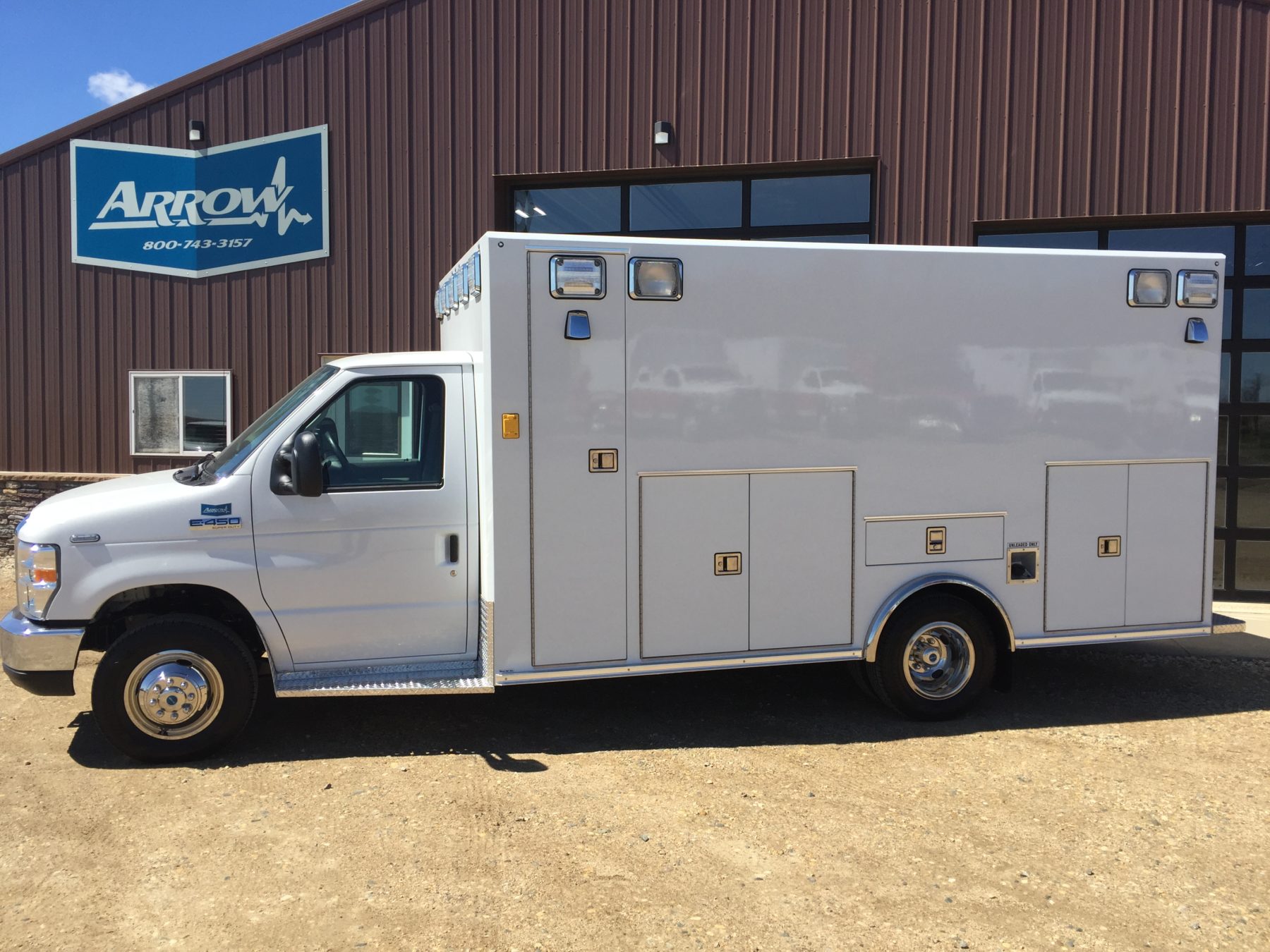 Truck # 06713 - 2019 Ford E450 Type 3 Arrow Ambulance For Sale