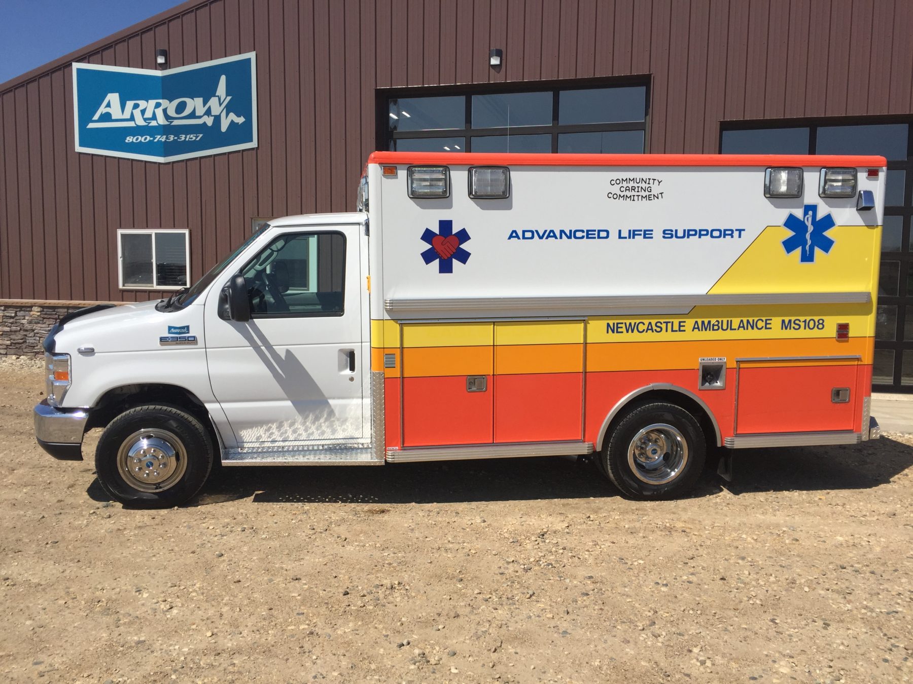 Remount Delivery # 19436 – 2018 Ford E350 Type 3 Arrow Ambulance