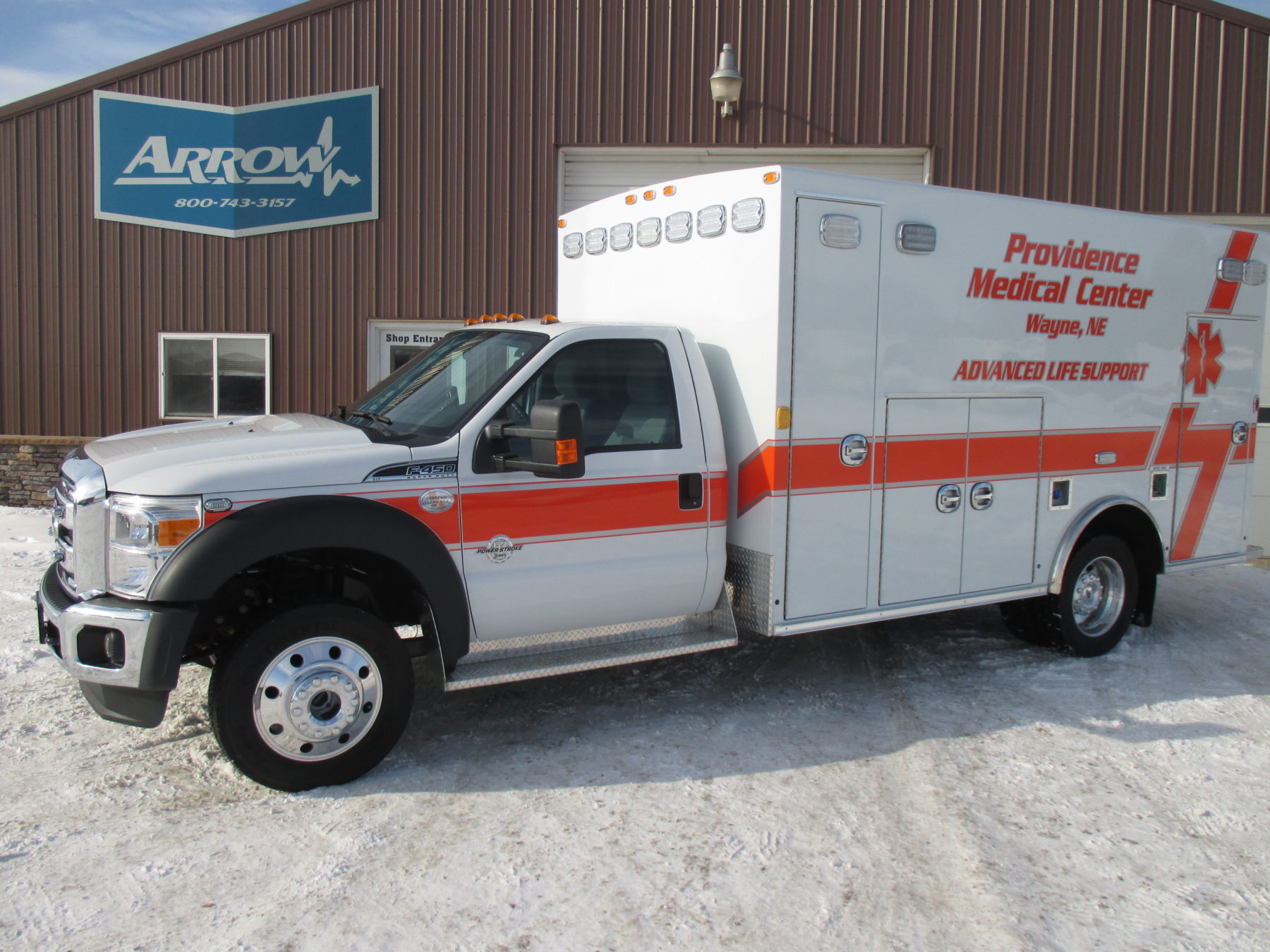 Delivery # 26594 – 2014 Ford F450 Heavy Duty 4x4 Arrow Ambulance