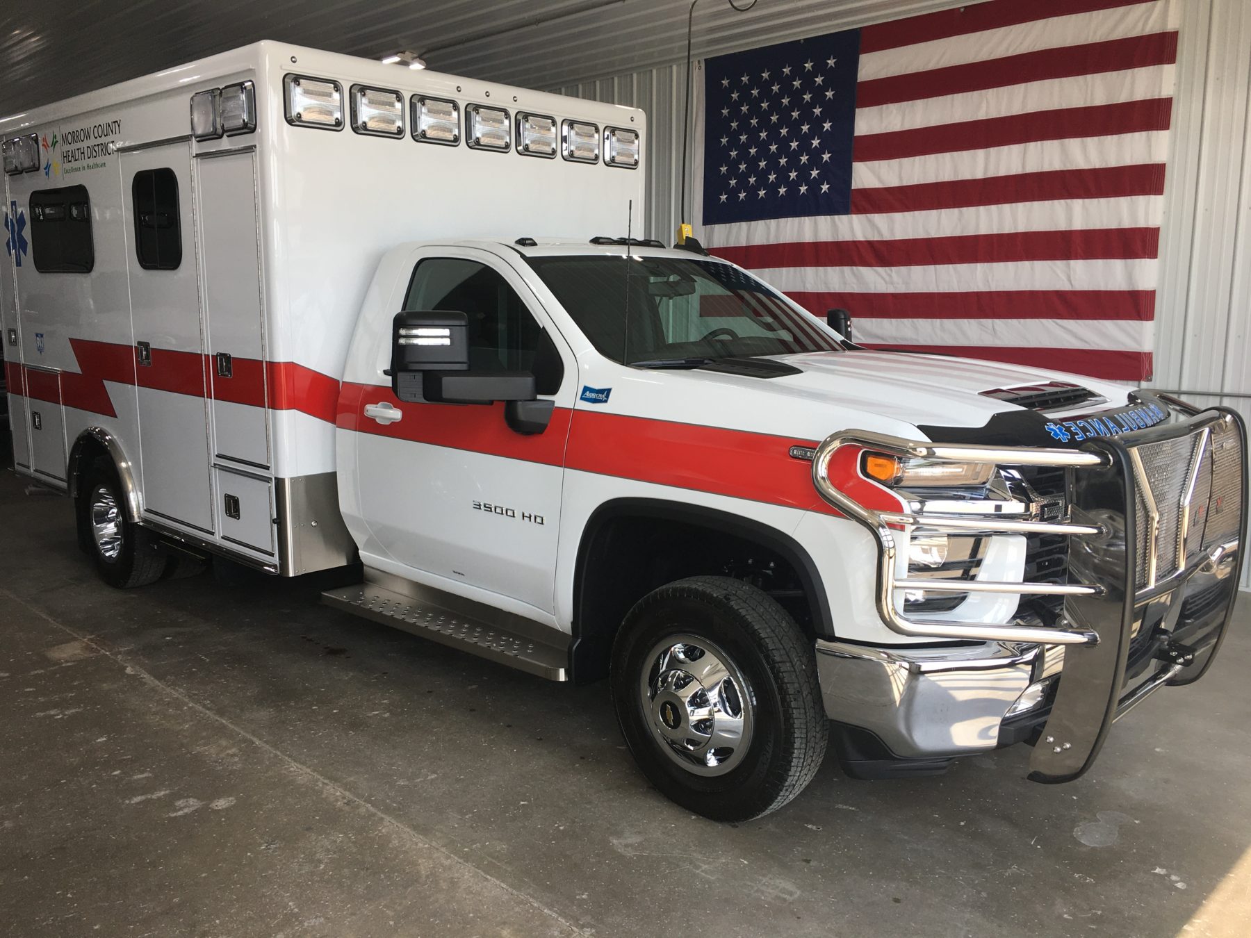 Delivery # 45734 – 2021 Chevrolet K3500 Type 1 4x4 Ambulance