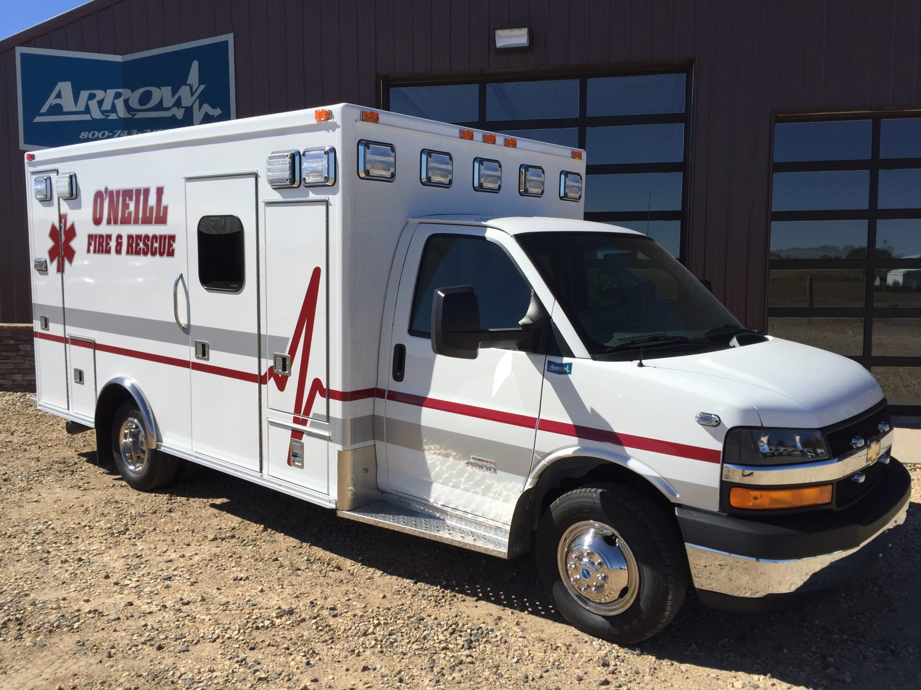Delivery # 99038 – 2015 Chevrolet G4500 Type 3 Arrow Ambulance