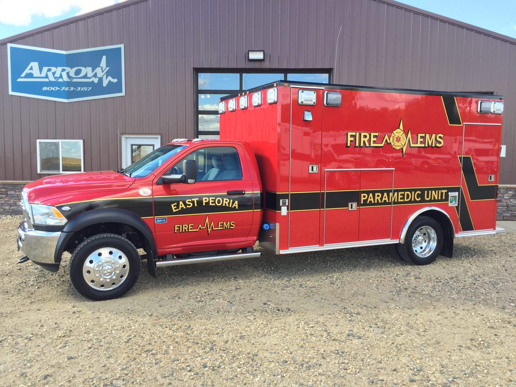 Delivery # 10024 – 2016 Ram 5500 Heavy Duty 4x4 Arrow Ambulance