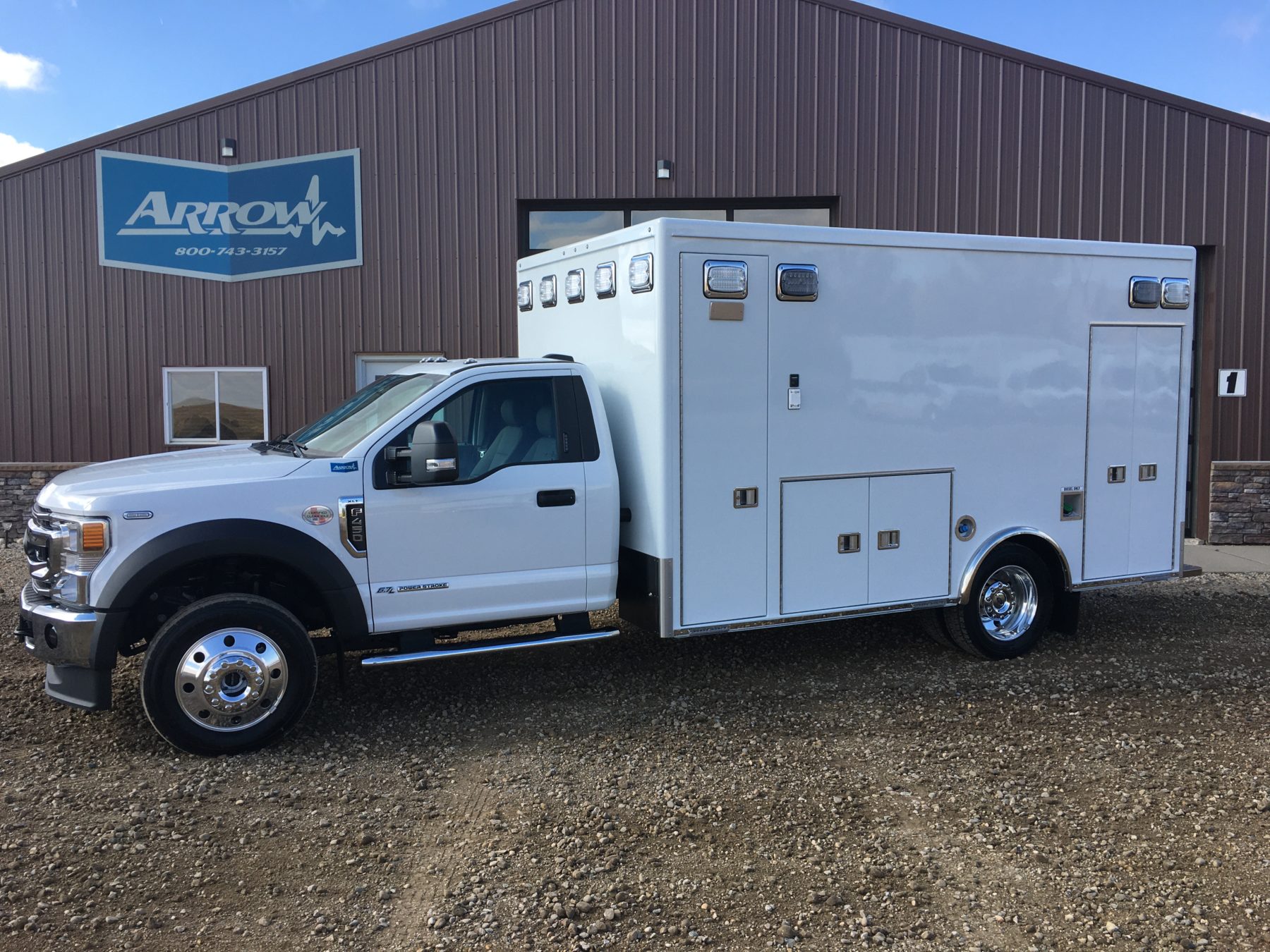 Truck # 49470 - 2020 Ford F450 Heavy Duty 4x4 Arrow Ambulance For Sale