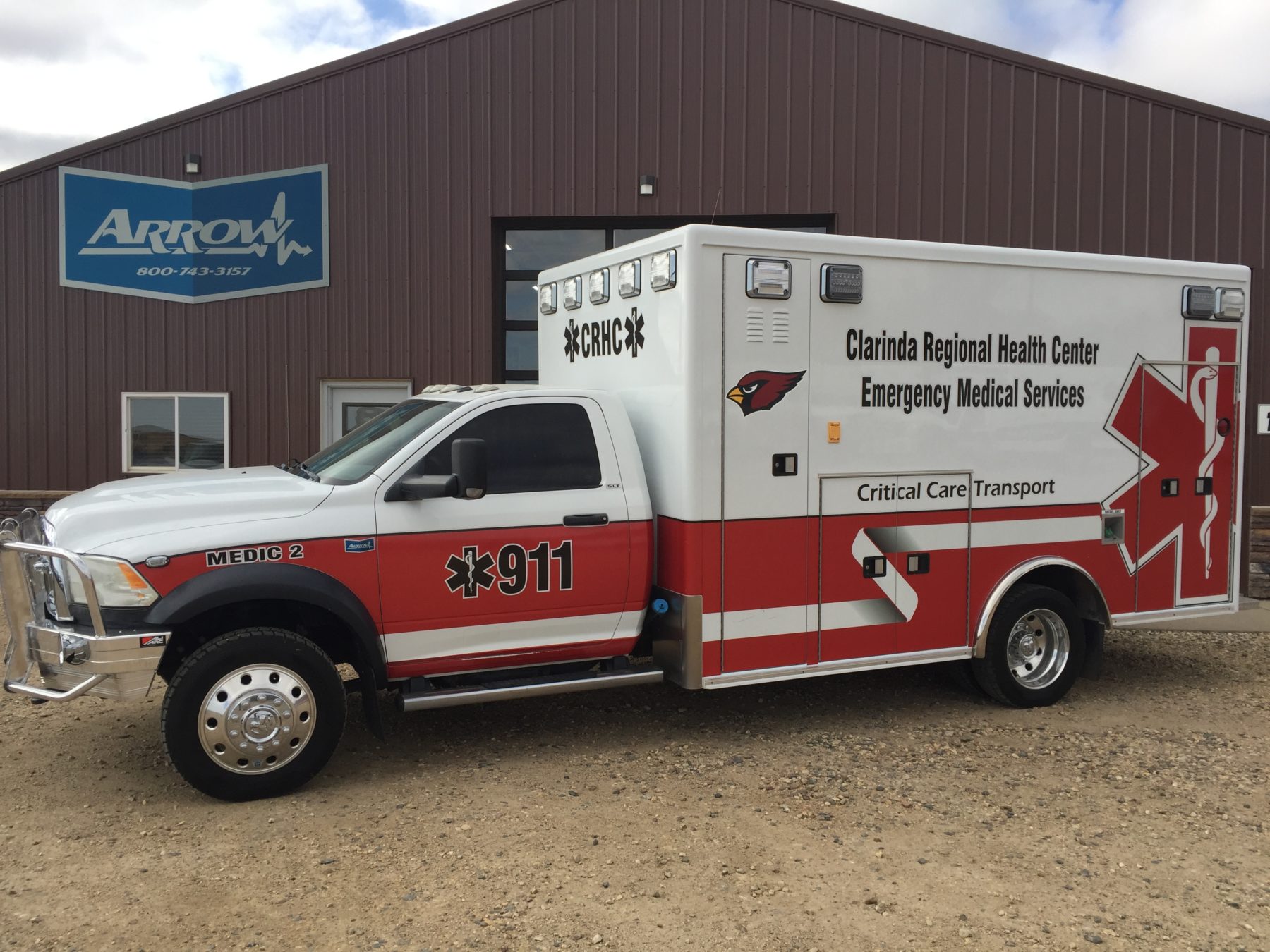 Delivery # 47062-1 – 2015 Ram 4500 Heavy Duty 4x4 Arrow Ambulance