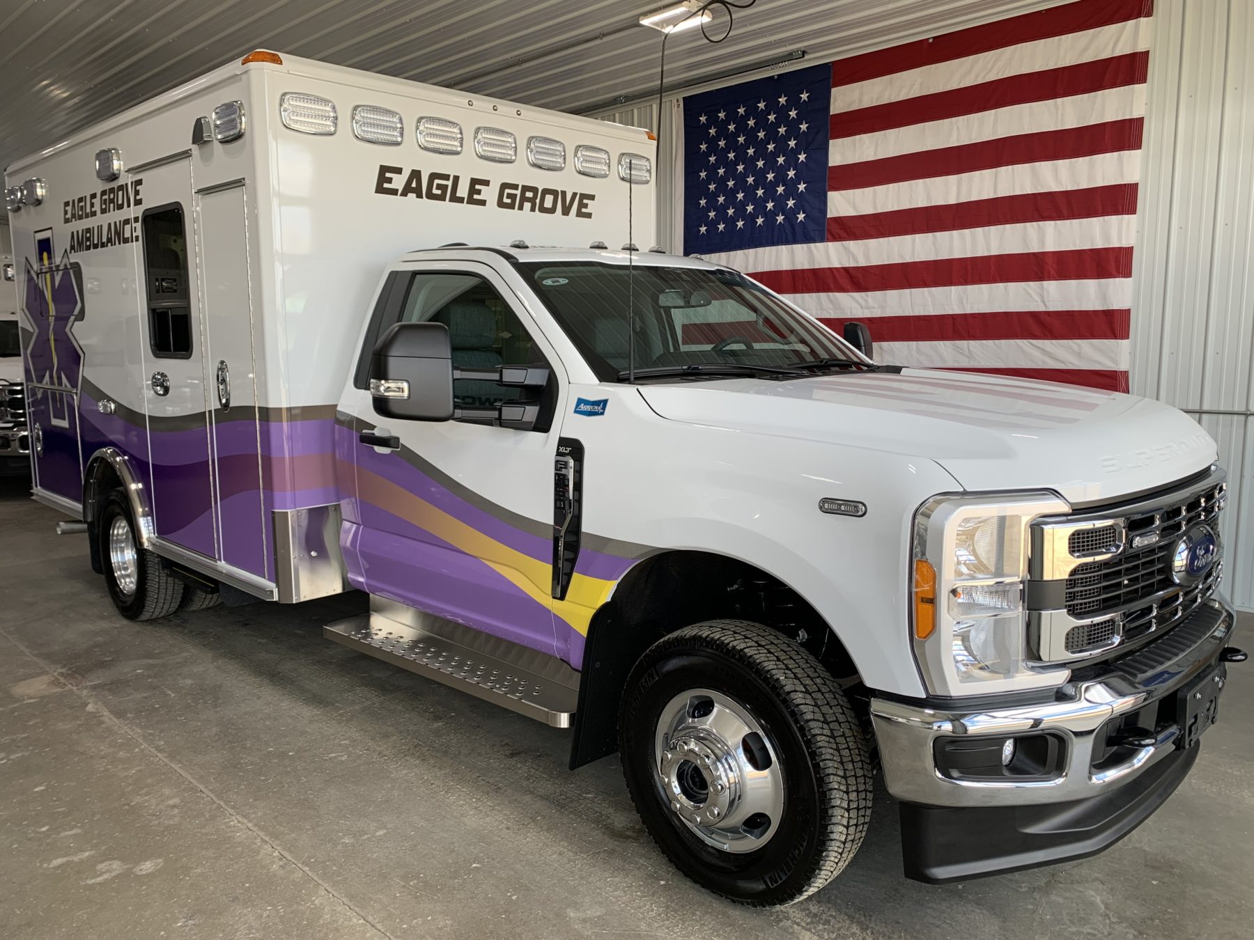 Delivery # 13076 – 2023 Ford F350 Type 1 4x4 Arrow Ambulance