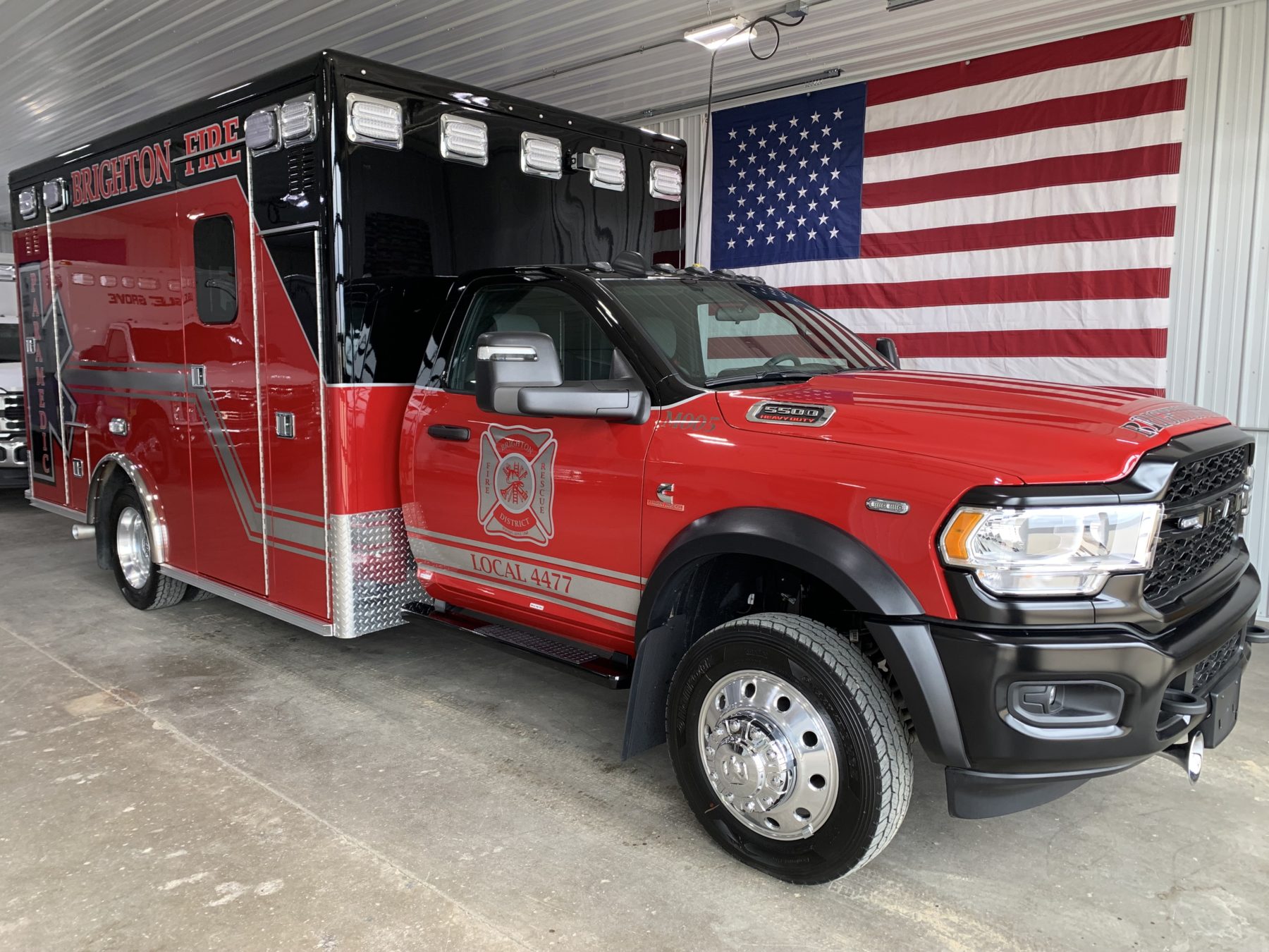 Delivery # 93844 – 2023 Ram 5500 Heavy Duty 4x4 Arrow Ambulance