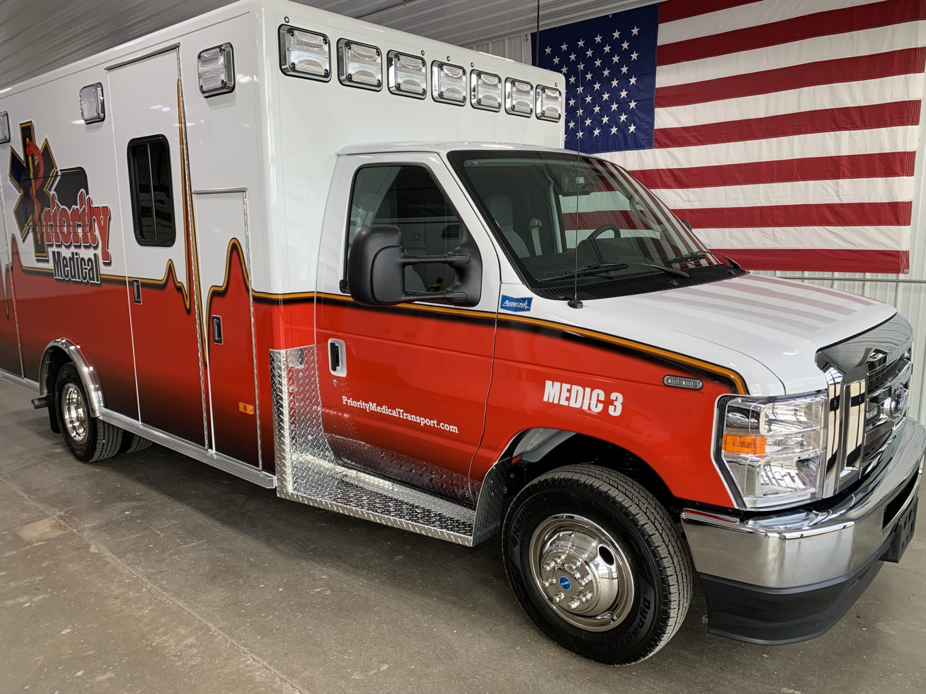Remount Delivery # 16130 – 2022 Ford E450 Type 3 PL Custom Ambulance