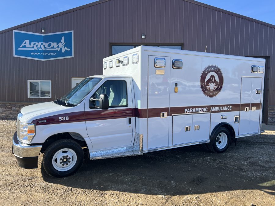 Remount Delivery # 34513 – 2024 Ford E450 Type 3 Arrow Ambulance