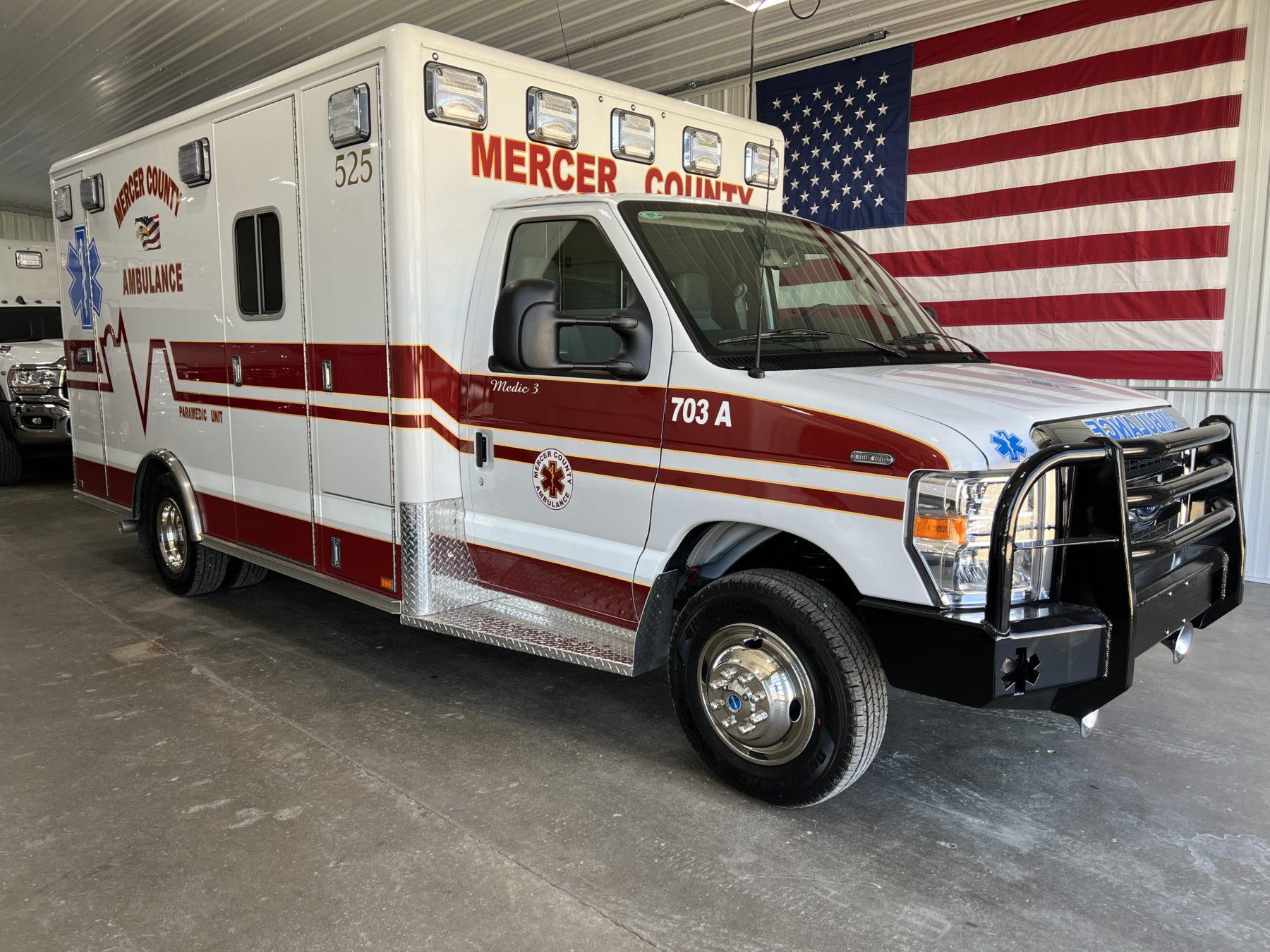 Remount Delivery # 27040 – 2024 Ford E450 Type 3 Arrow Ambulance