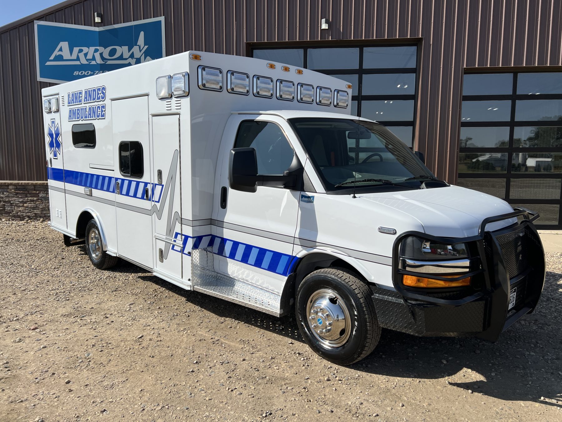 Remount Delivery # 03825 – 2023 Chevrolet G4500 Type 3 Arrow Ambulance