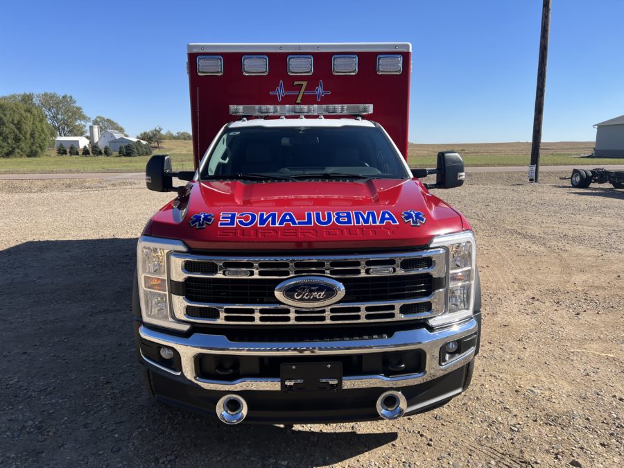 Delivery # 04406 – 2023 Ford F550 Heavy Duty 4x4 Arrow Ambulance